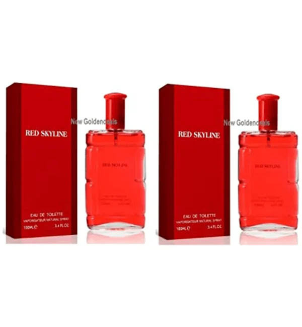 Modaleo Red SkyLine Men’s Perfume 100ml Eau De Toilette Spray for Him ...